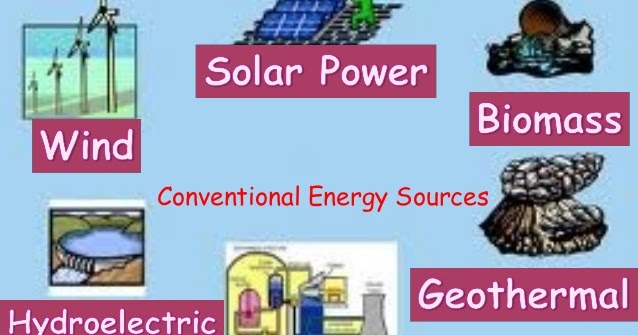 Conventional Sources of Energy definition and explanation