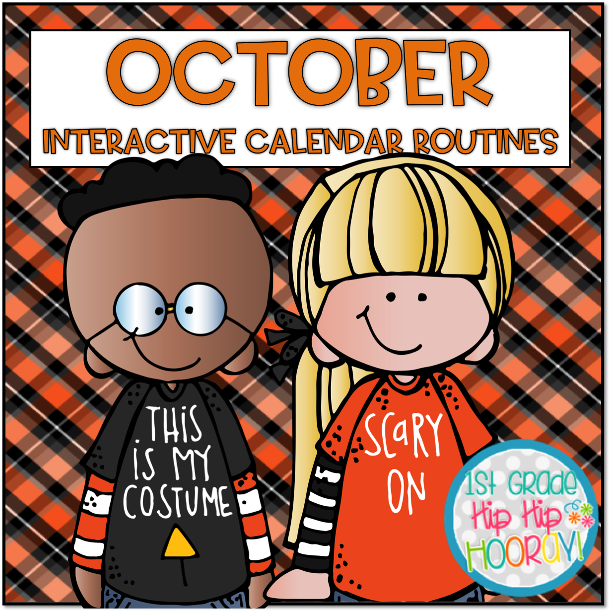 1st Grade Hip Hip Hooray!: October Calendar