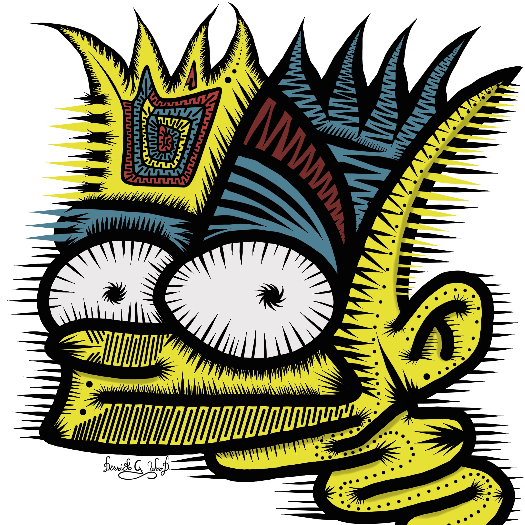 Derrick G Wood: Bart Simpson Fan Art