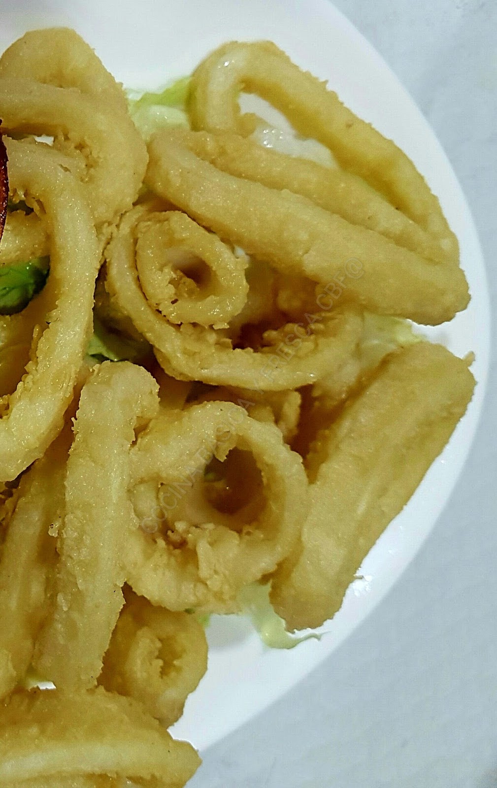 Cocina Basica y Fresca: CALAMAR AL AJILLO Y CALAMAR ROMANA CBF@