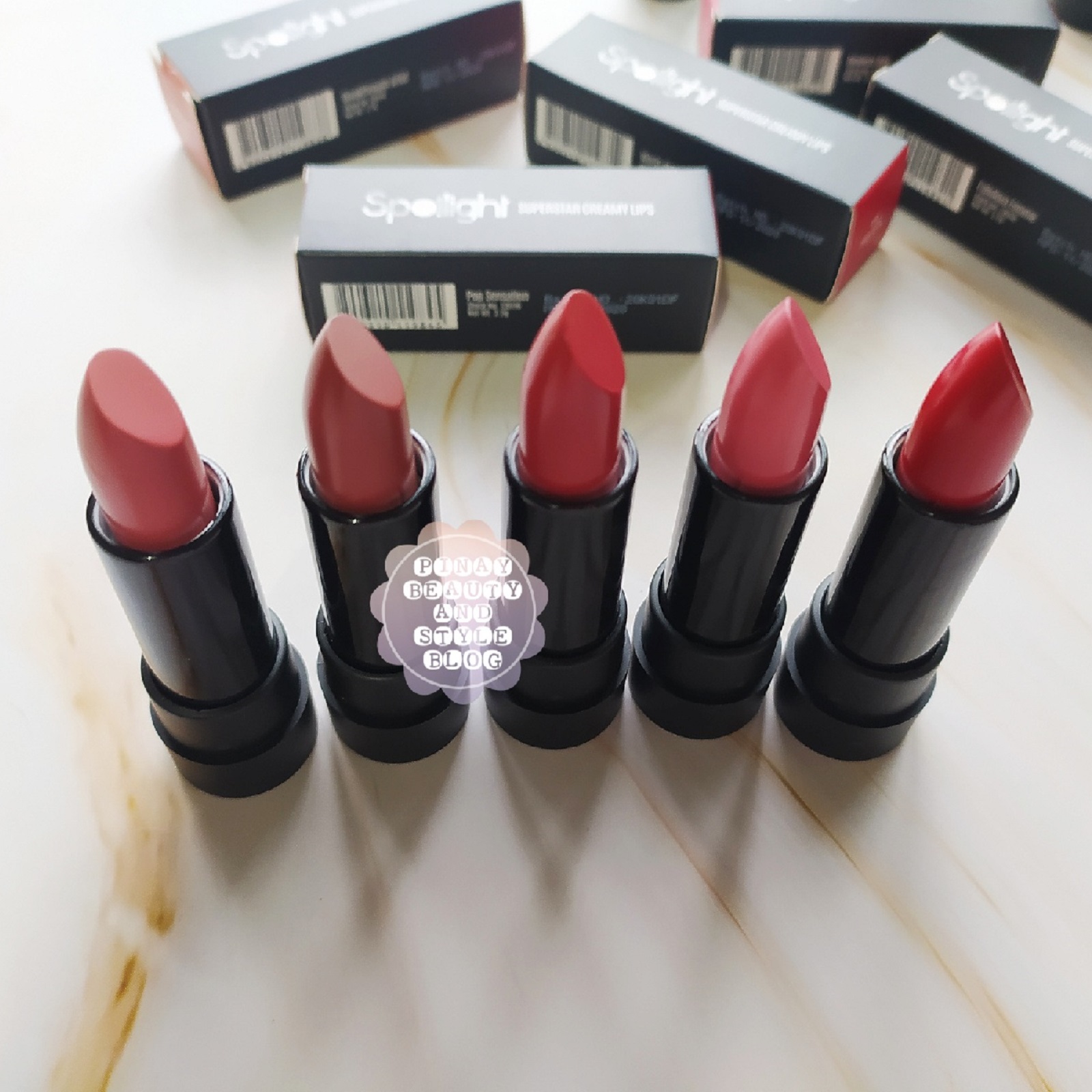 REVIEW Spotlight Cosmetics Lipstick Swatches - Superstar Creamy Lips is ...
