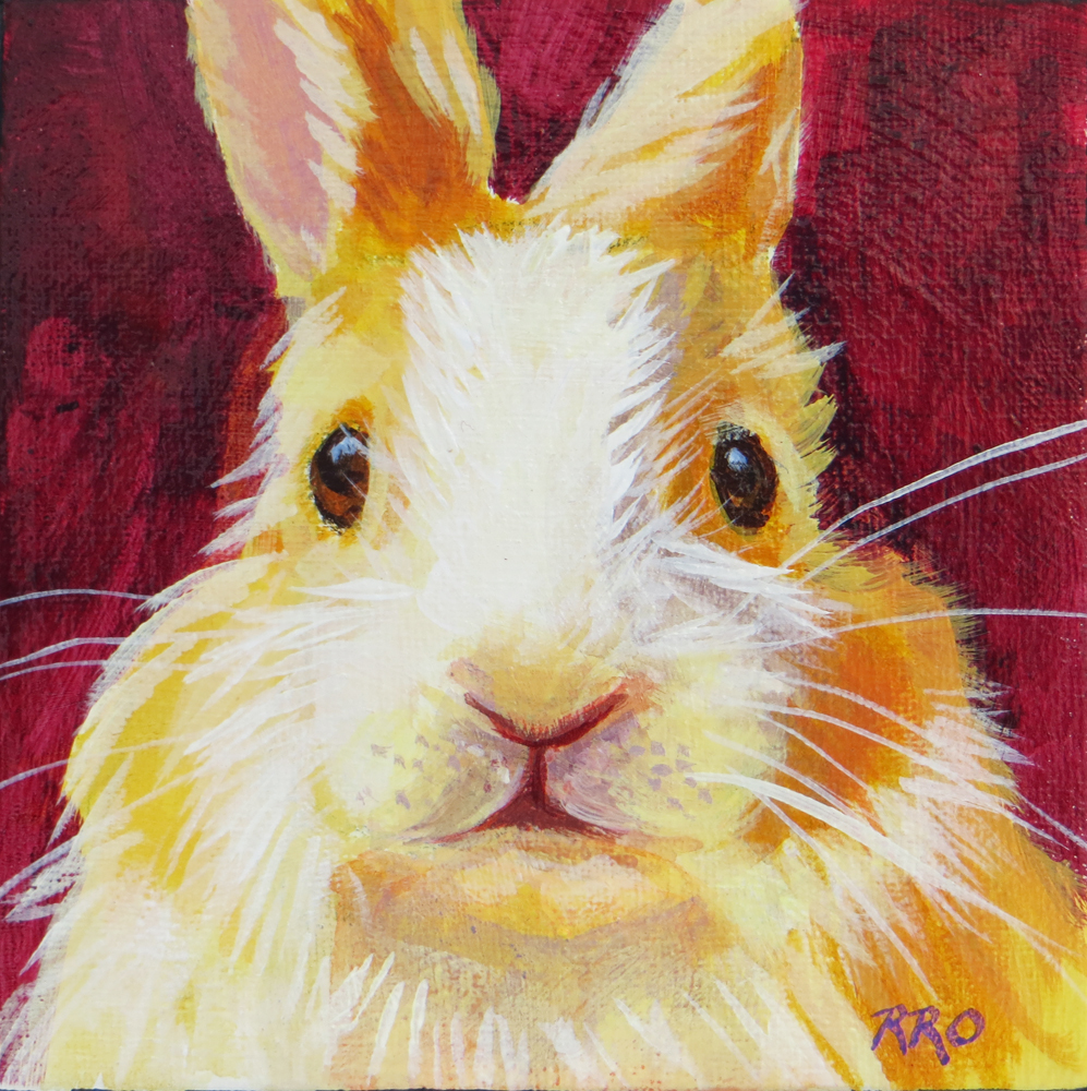 Rhett's Art Studio Blog: Bunny Paintings