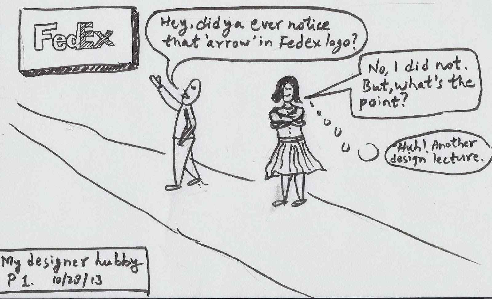 My Window to Express Design Thoughts: My Designer Hubby - FedEx Logo