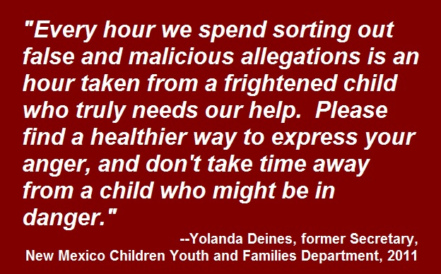 NCCPR Child Welfare Blog: Weapon of family destruction: Child abuse ...