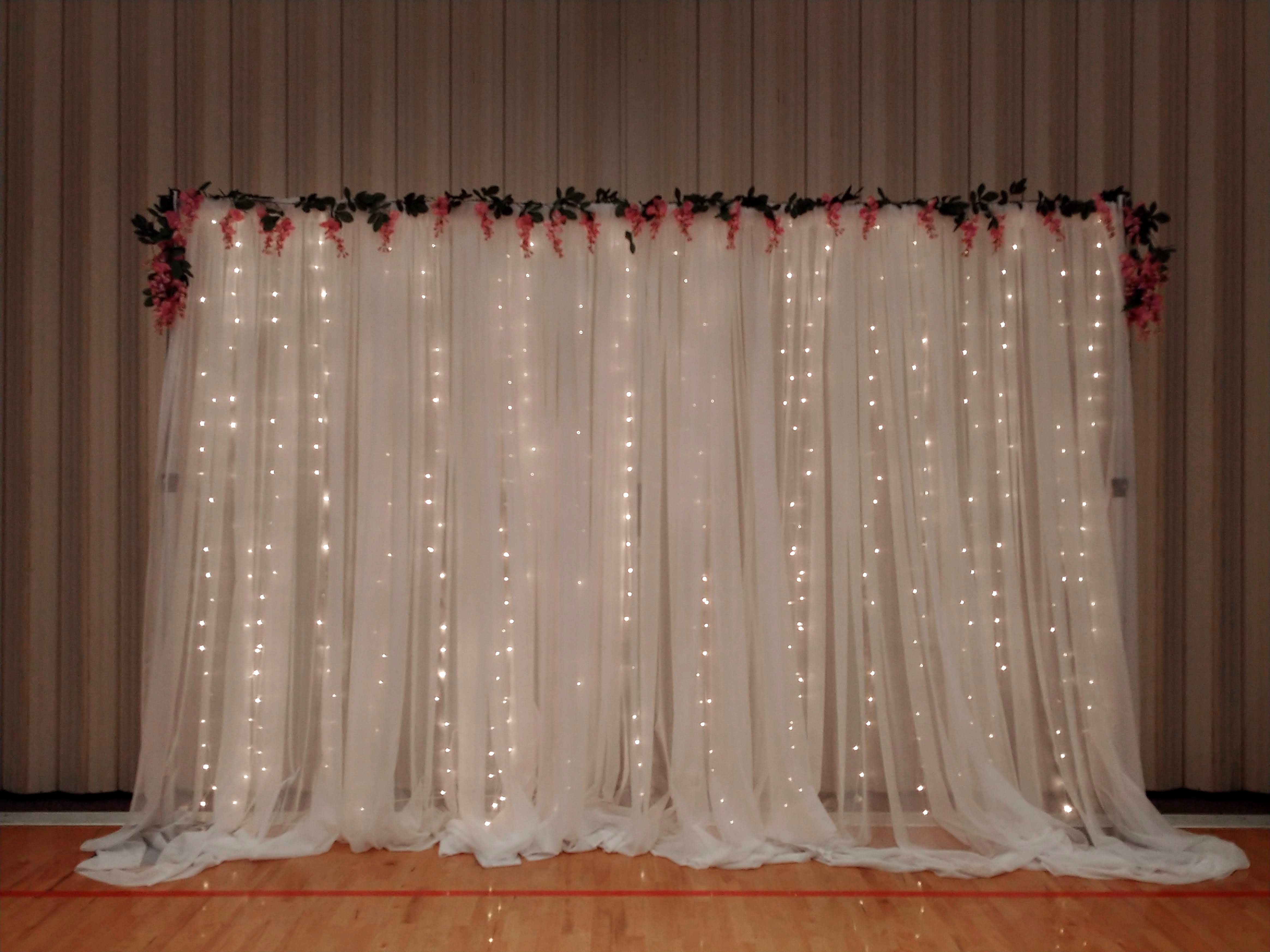 Creative Wedding and Party Decor : Backdrop Choices