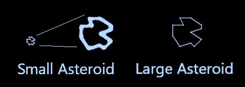 Asteroids Arcade Vector