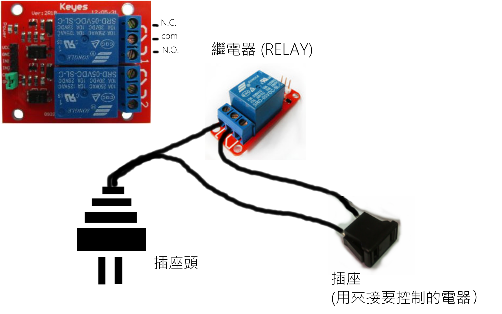 E Chiacplus 教學 用arduino控制110v的電器