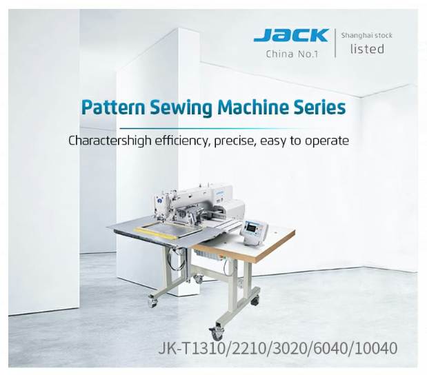 Electronic Pattern Sewing Machine. Label Attach Machine.
