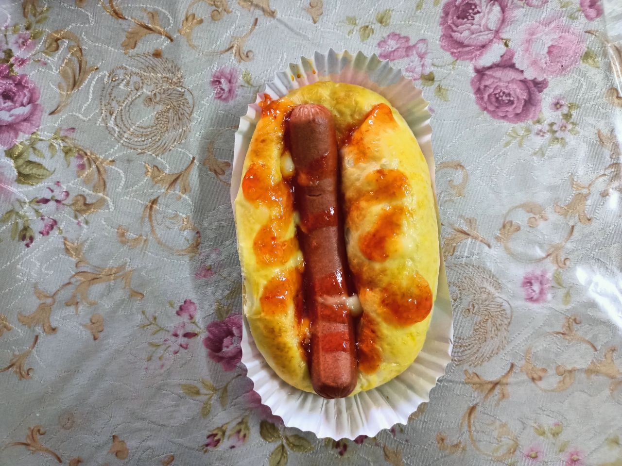 Cara Membuat Roti Sosej Sampan