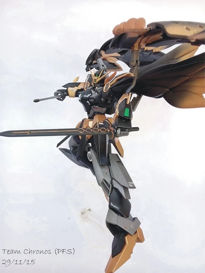 Custom Build: RG x HG 1/144 Wing Knight of Century