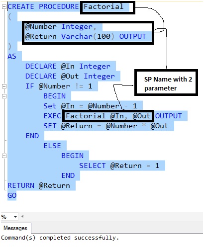 Microsoft Business Intelligence: Stored Procedure in SQL server (in depth)