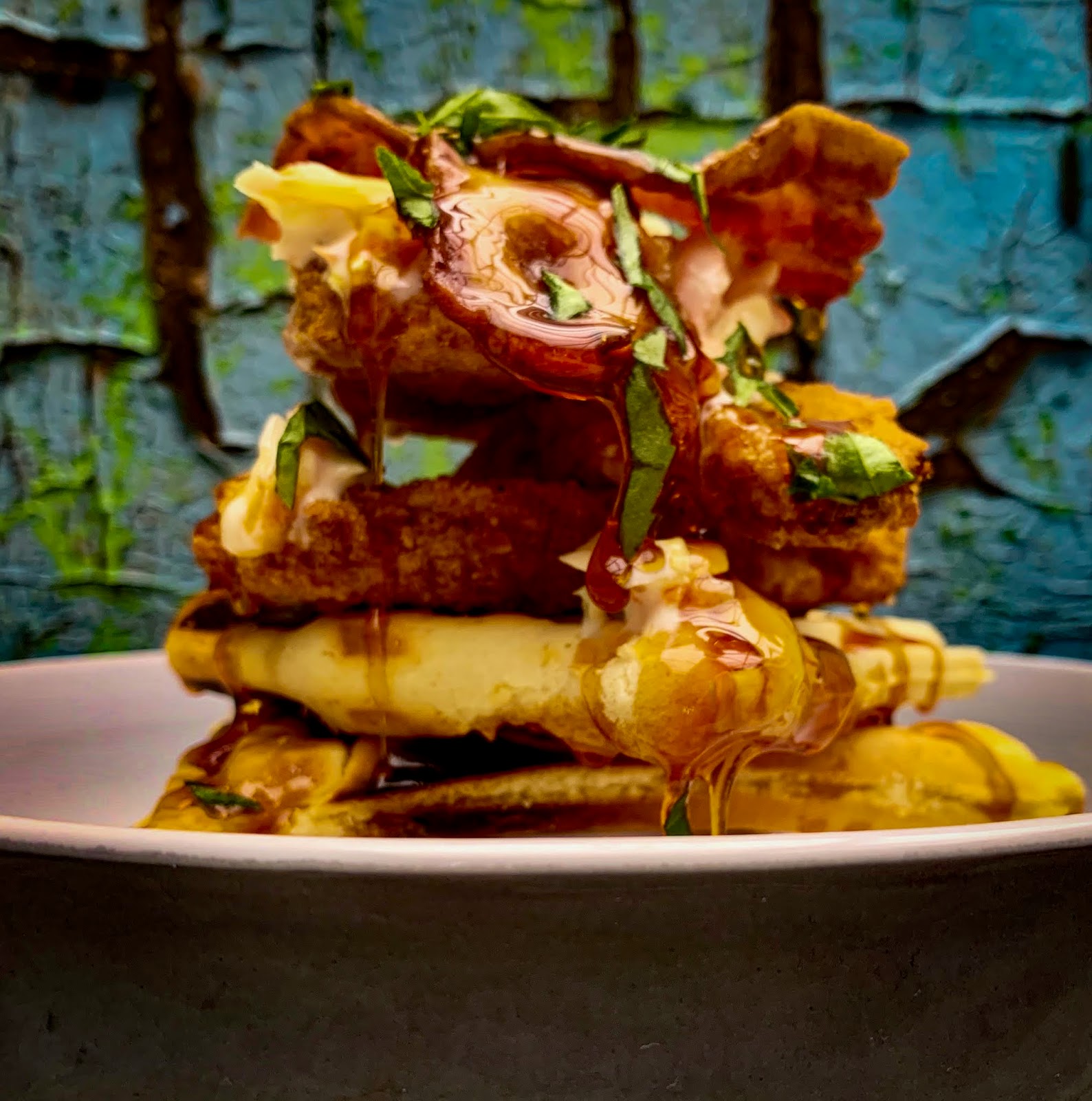 Crispy Chicken Waffles: This one is for all the Weird Kids out there.