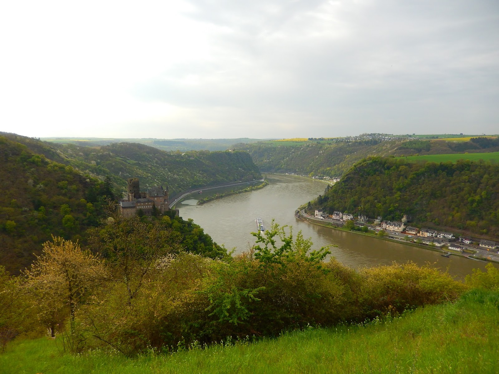 Der Wanderfreund: Wilder Rheinsteig Etappe 14 St. Goarshausen nach Kaub ...