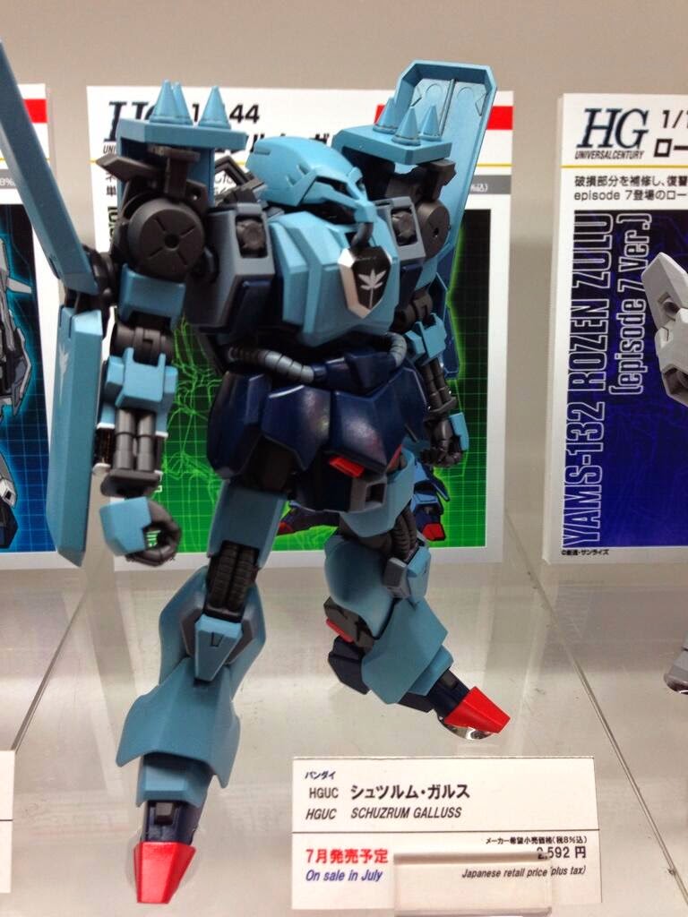 GUNDAM GUY: HGUC 1/144 AMX-101E Schuzrum Galluss - On Display @ 53rd ...