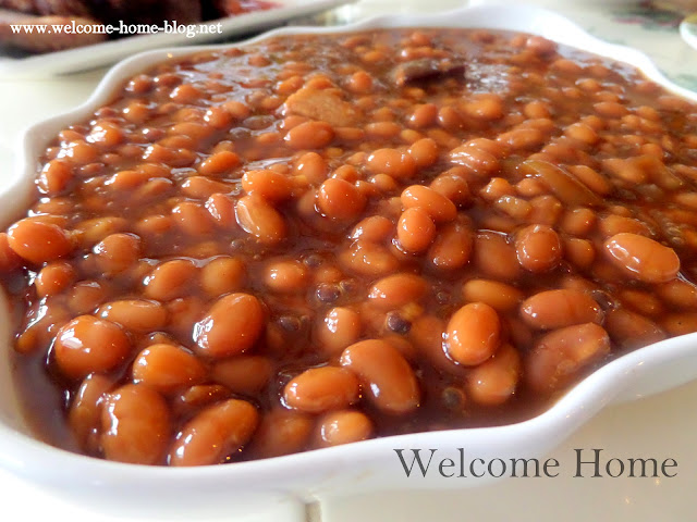 Welcome Home Blog: Slow Cooked Baked Beans