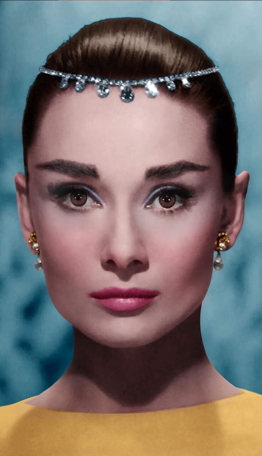 Colors for a Bygone Era: Audrey Hepburn (1929-1993), colorized photo ...