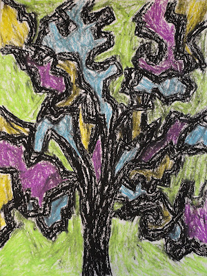 SINKING SPRINGS ART: Abstract Trees Inspired by Piet Mondrian
