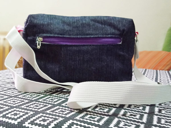 How To Sew Zippered Pocket, Helped By Double-Sided Tape