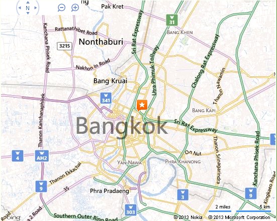 Victory Monument Bangkok Location Map | About BTS Bangkok Thailand ...