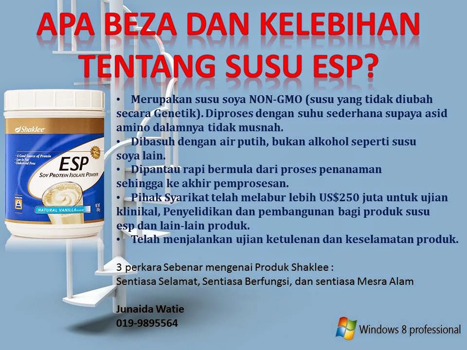 Kenapa Susu Soya ESP sangat Berkualiti dan Selamat? | ~ Duta Langsing ...