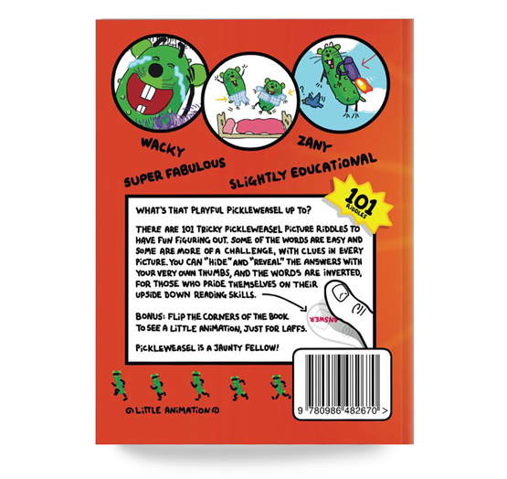 The Animated Woman: PickleWeasel Picture Riddles - by JC Little