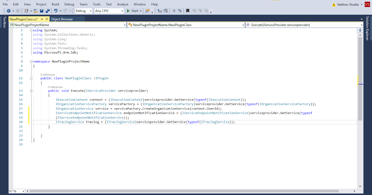 IPLUGIN INTERFACE IN DYNAMICS 365 PLUGINS