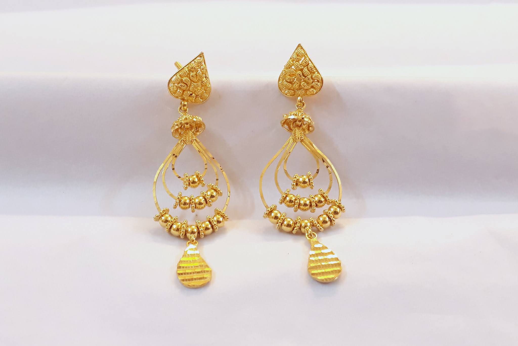 Latest Stud Gold Earrings Designs