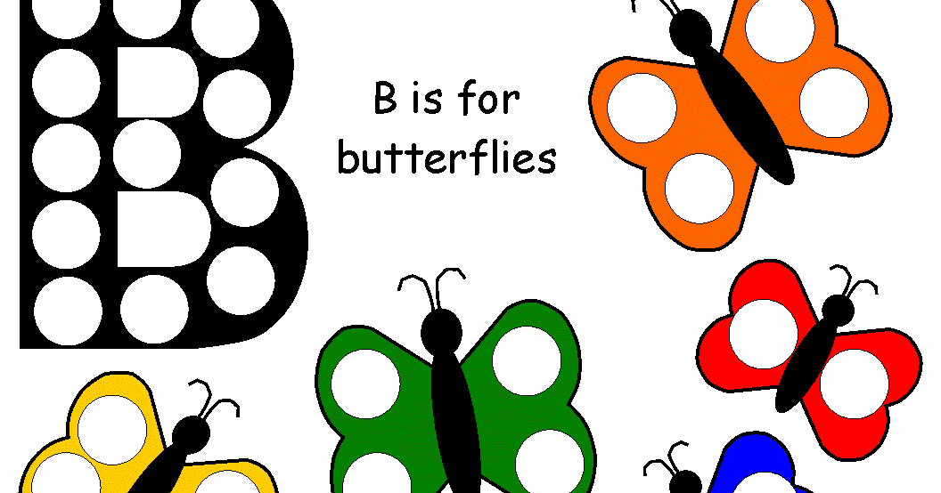 Muck Monsters: Letter B: B is for Butterfly: Magnet Page