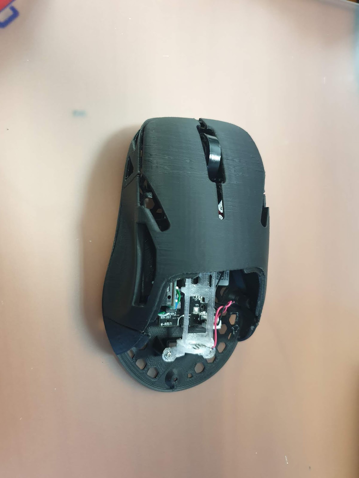 Full 3D printed body Custom wireless mouse / G305 mod / 커스텀 마우스 완성