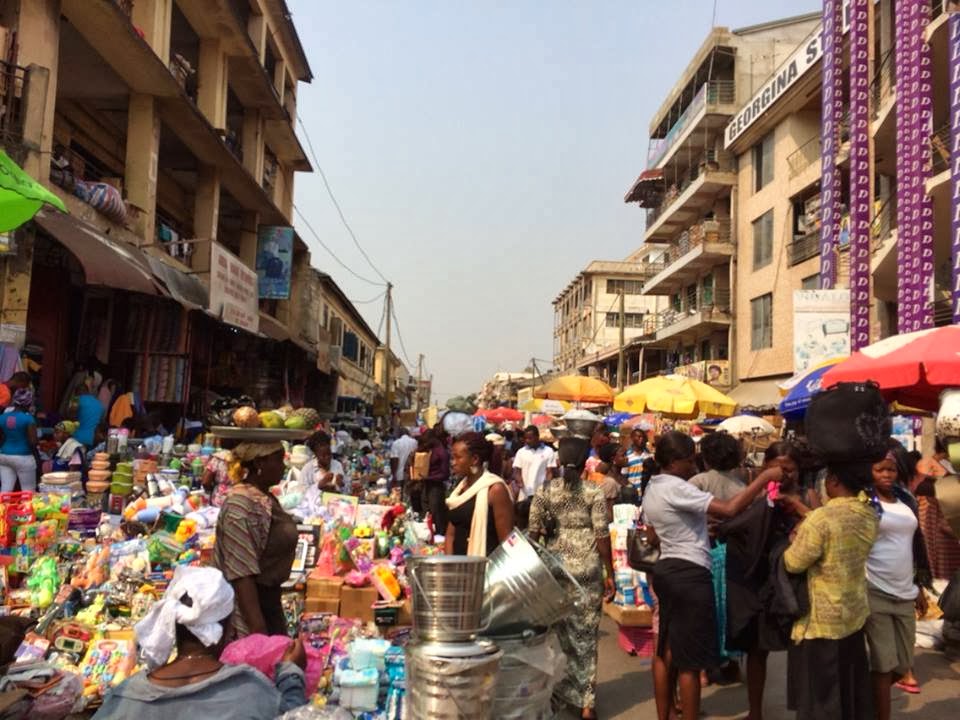 Journey With Janelle: Accra, Day 2: Going to the market!