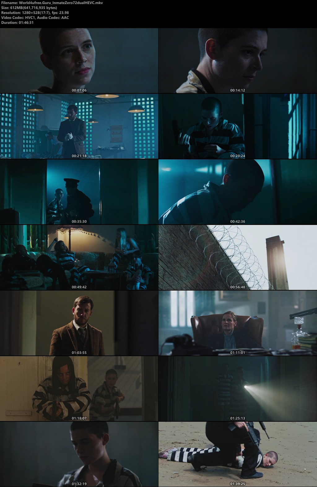 Inmate Zero (2019) Dual Audio [Hindi – Eng] 720p WEBRip ESub x265 HEVC ...