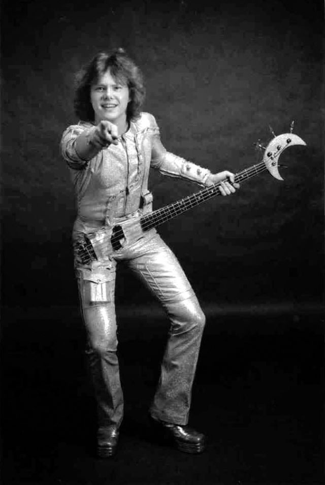 Dan Hartman’s Bass Guitar Suit, 1974 ~ Vintage Everyday