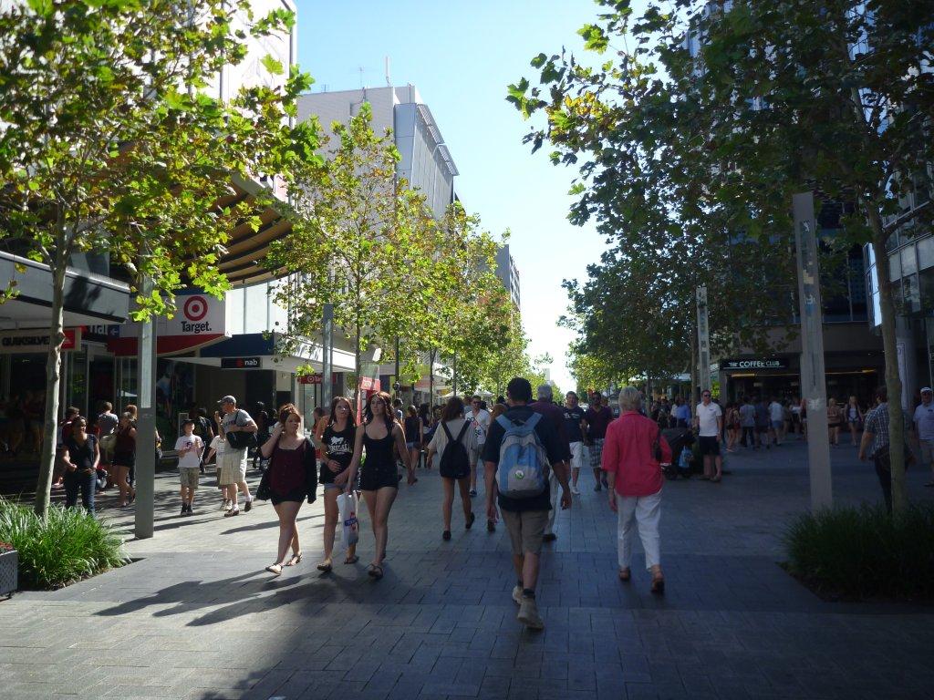Just Keep on travelling: Shopping mall in CBD Perth