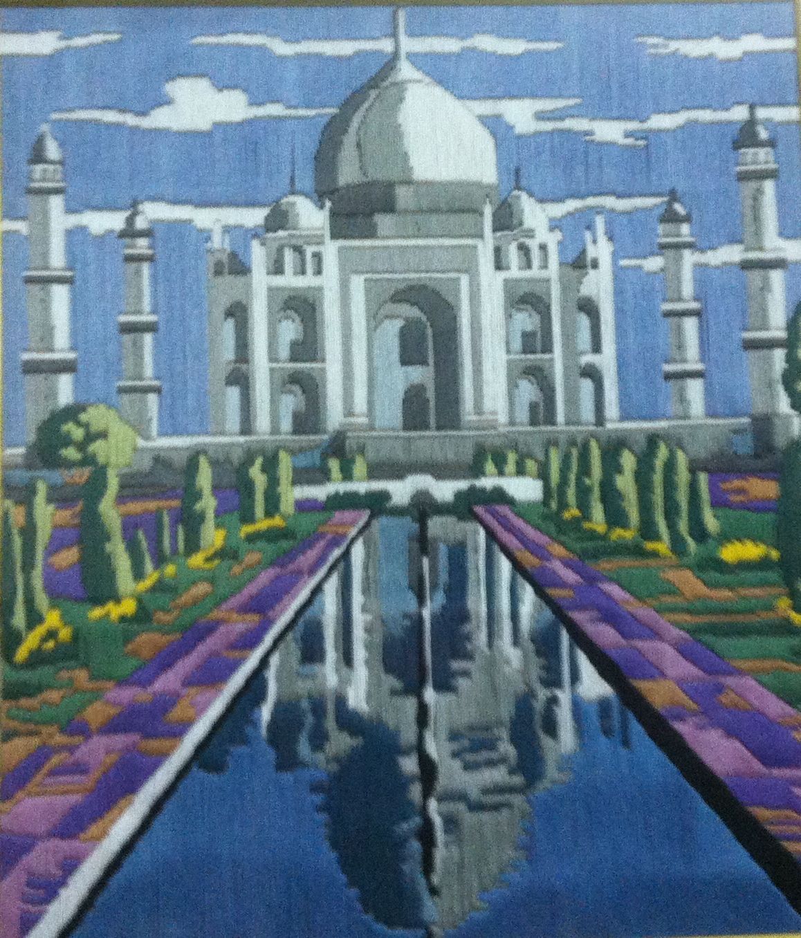 Monde créatif: Long stitch embroidery...