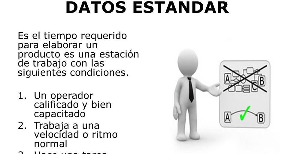 DATOS ESTÁNDAR: ESTUDIO DEL TRABAJO II