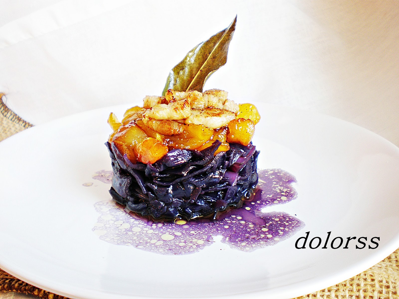 Blog de cuina de la dolorss: Col lombarda especiada con manzana ...