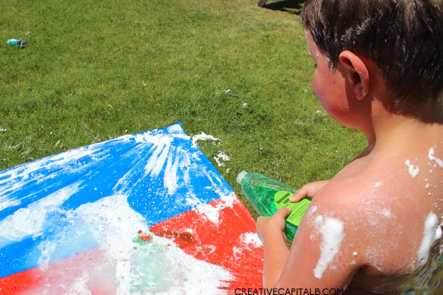 Capital B: Messy is Cool... Fun Slip n' Slide Ideas!