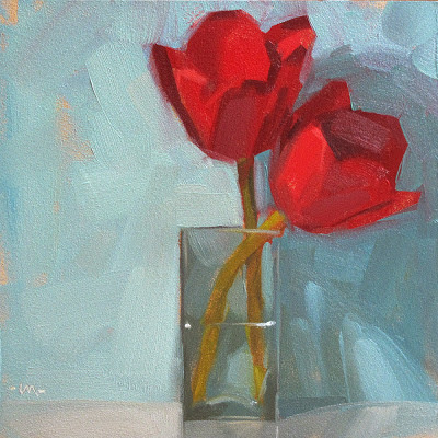 Carol Marine's Painting a Day: Put Two Lips Together