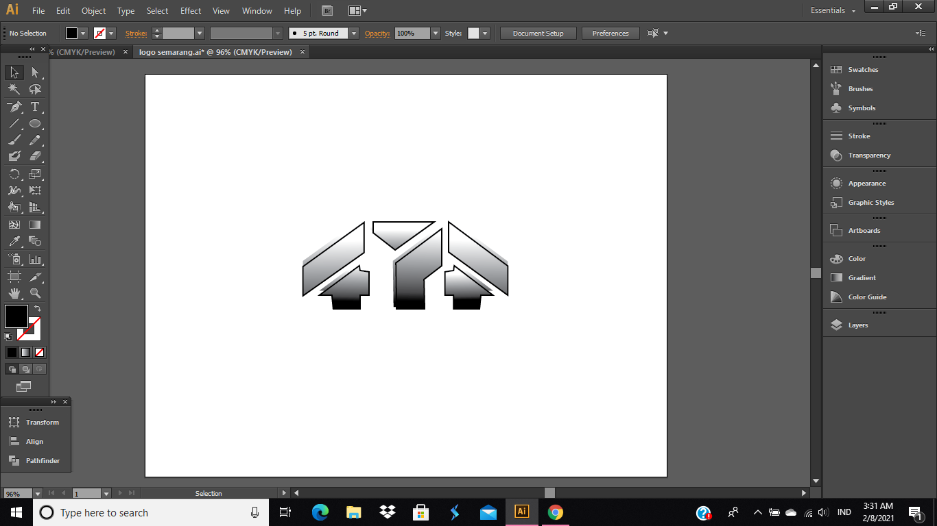 TUTORIAL MEMBUAT LOGO ANGKA PADA ADOBE ILLUSTRATOR
