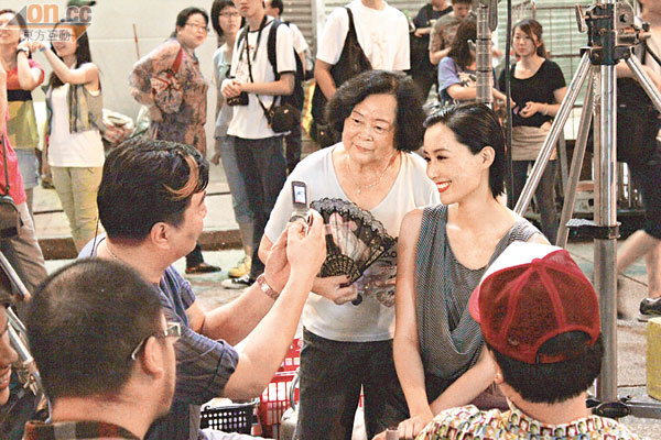 Fala Chen and Louis Yuen shooting in busy streets for new film 'The ...