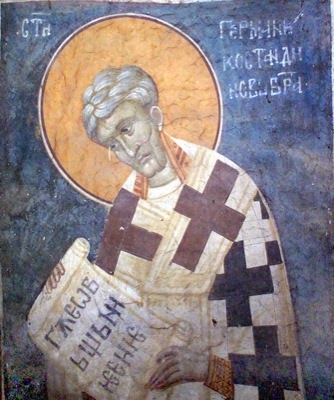 ORTHODOX CHRISTIANITY THEN AND NOW: Saint Germanos, Patriarch of ...