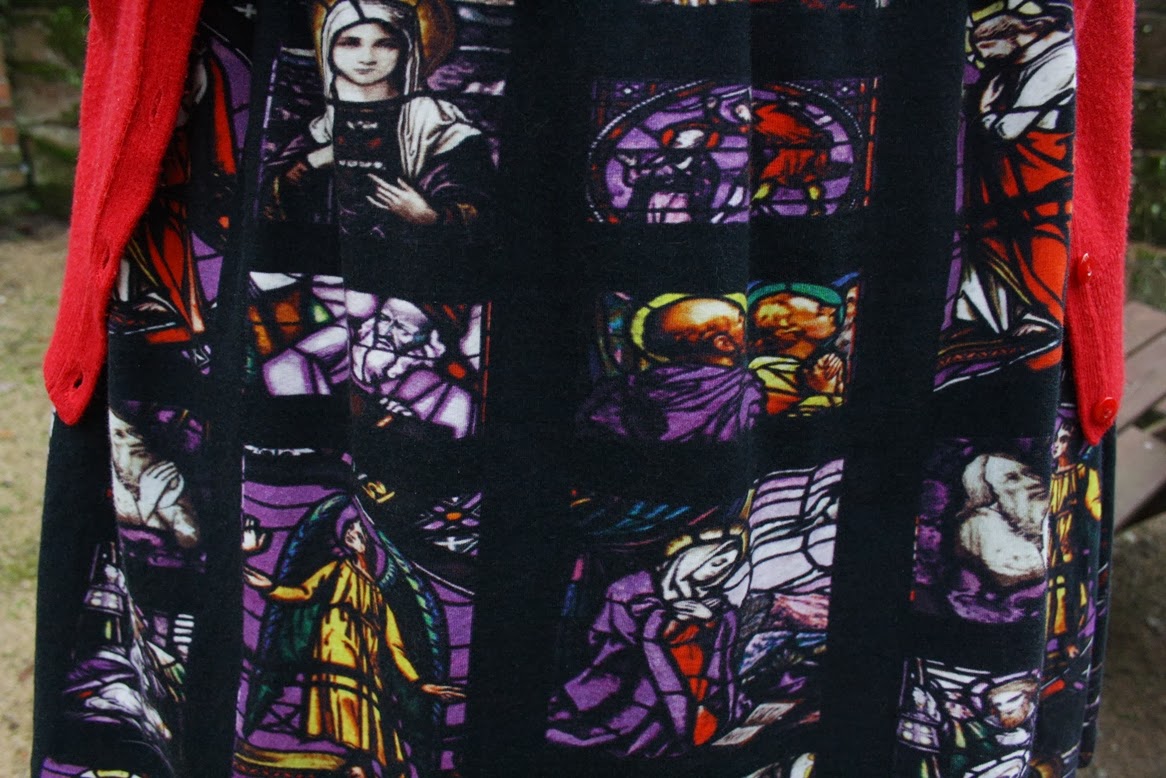 Odd Socks and Pretty Frocks: Stained Glass and Size 10