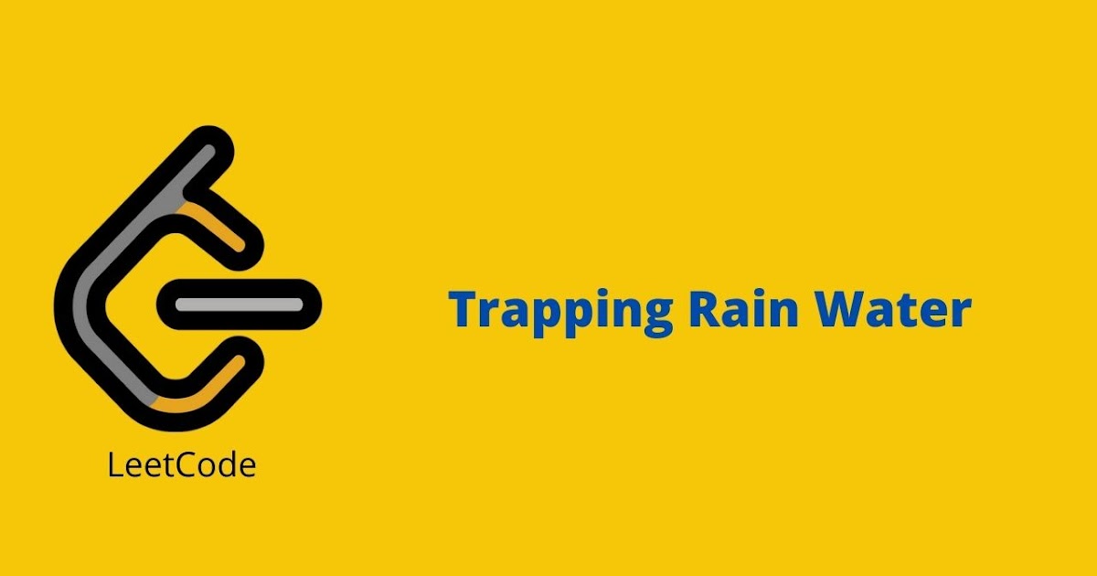 Trapping Rain Water