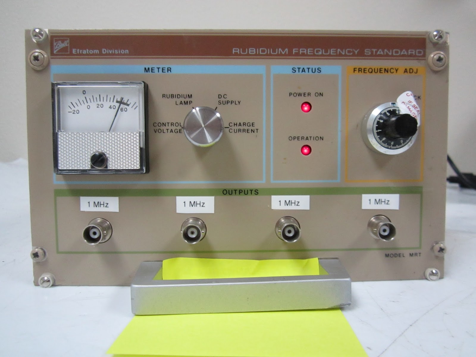 Bell Efratom Rubidium Frequency Standard MRT-H-12 & MRT-H-101 ...