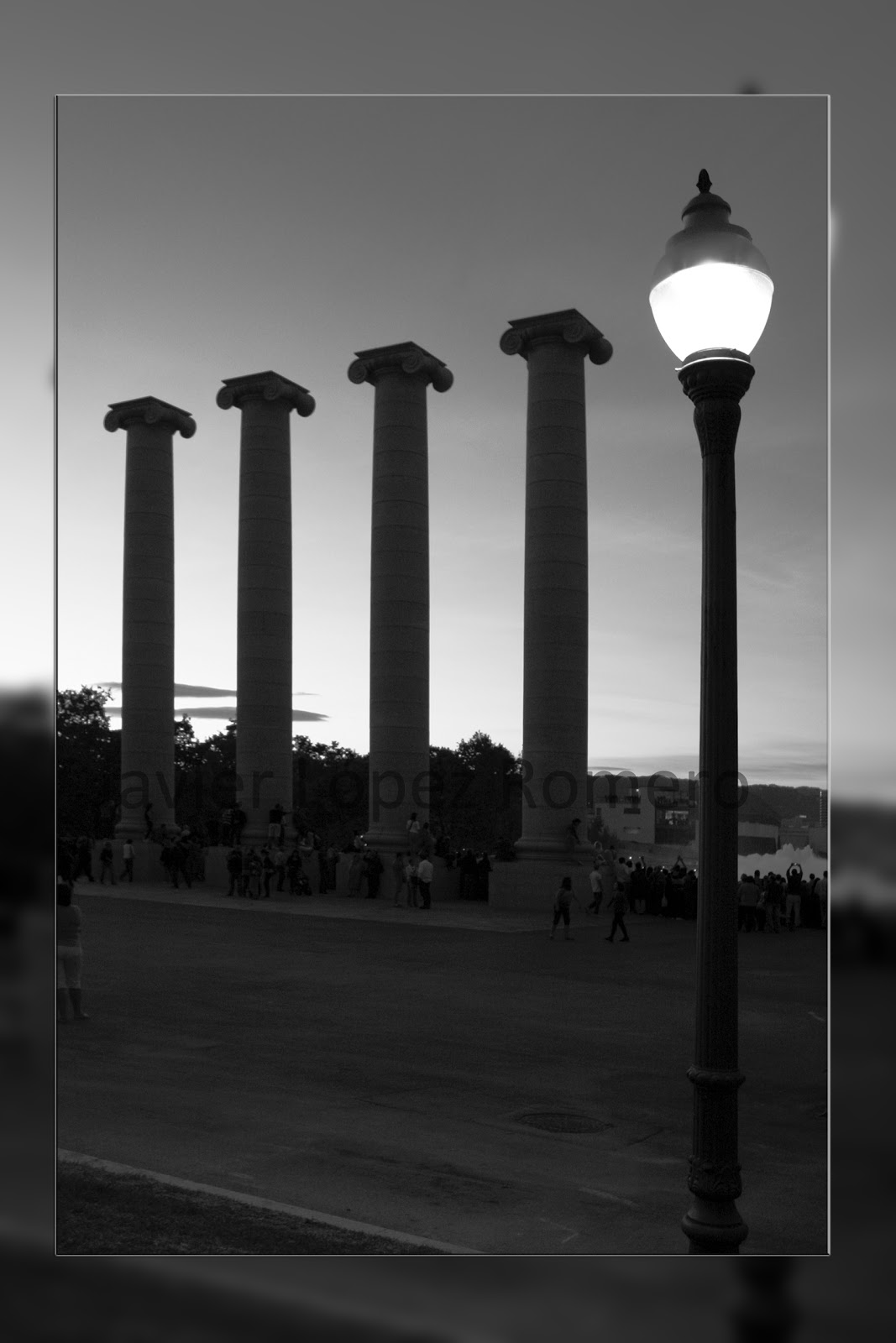 Barcelona Blanco y Negro: Las cuatro columnas (y una más)