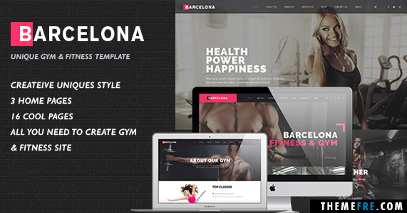 Kendrick Hector Barcelona - HTML/CSS Template for Fitness Gym and Fitness Centers body building ...