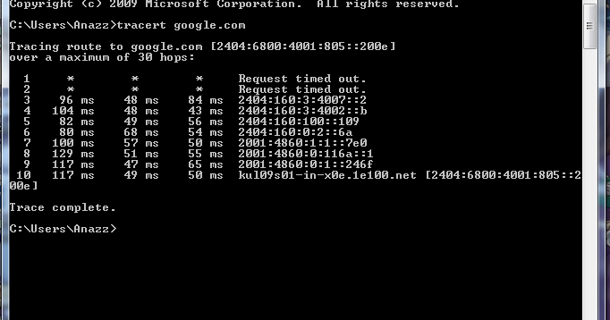 Jom Belajar Komputer!: TRACERT TEST