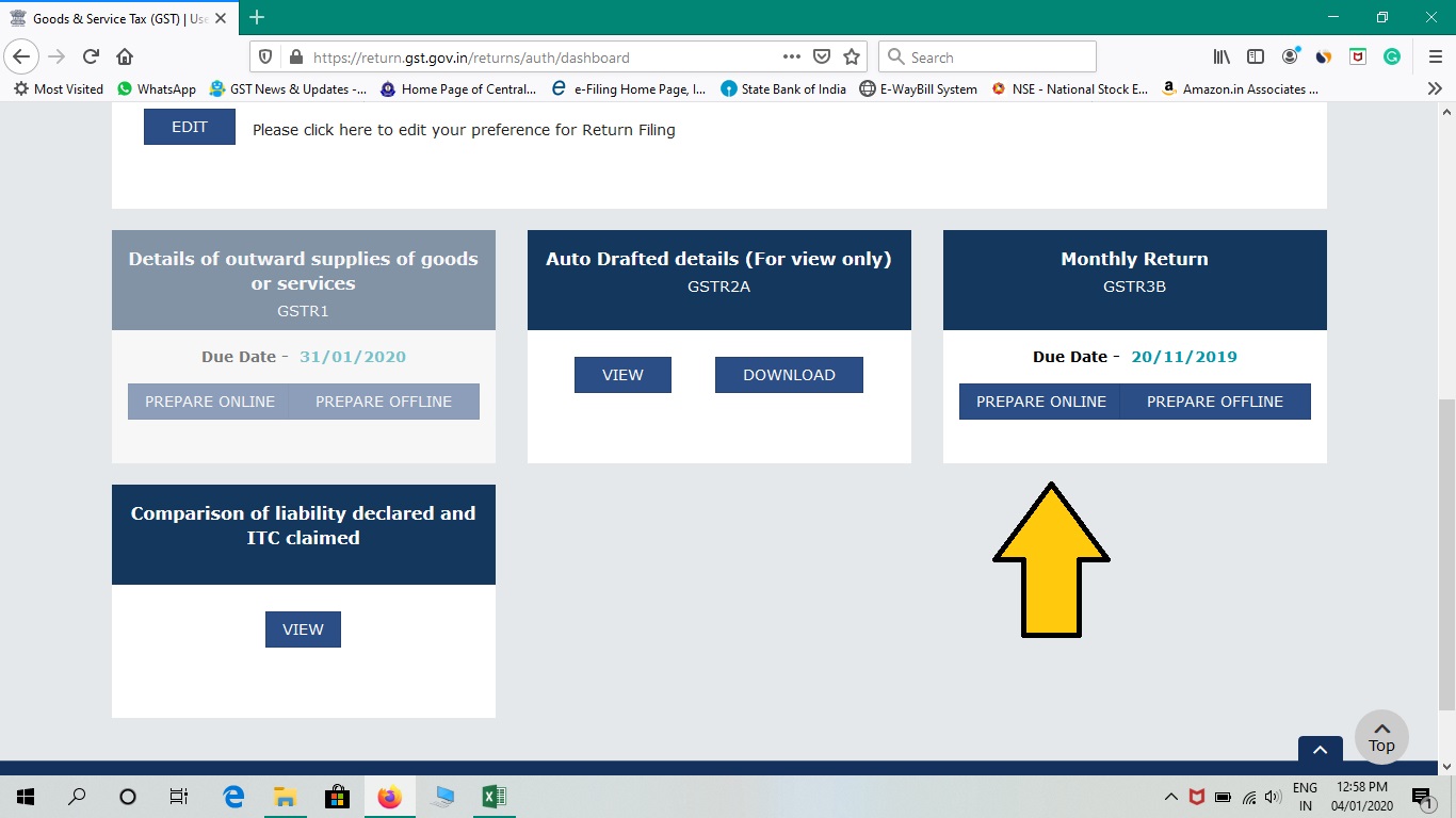How to file GSTR 3B | File GSTR 3B online