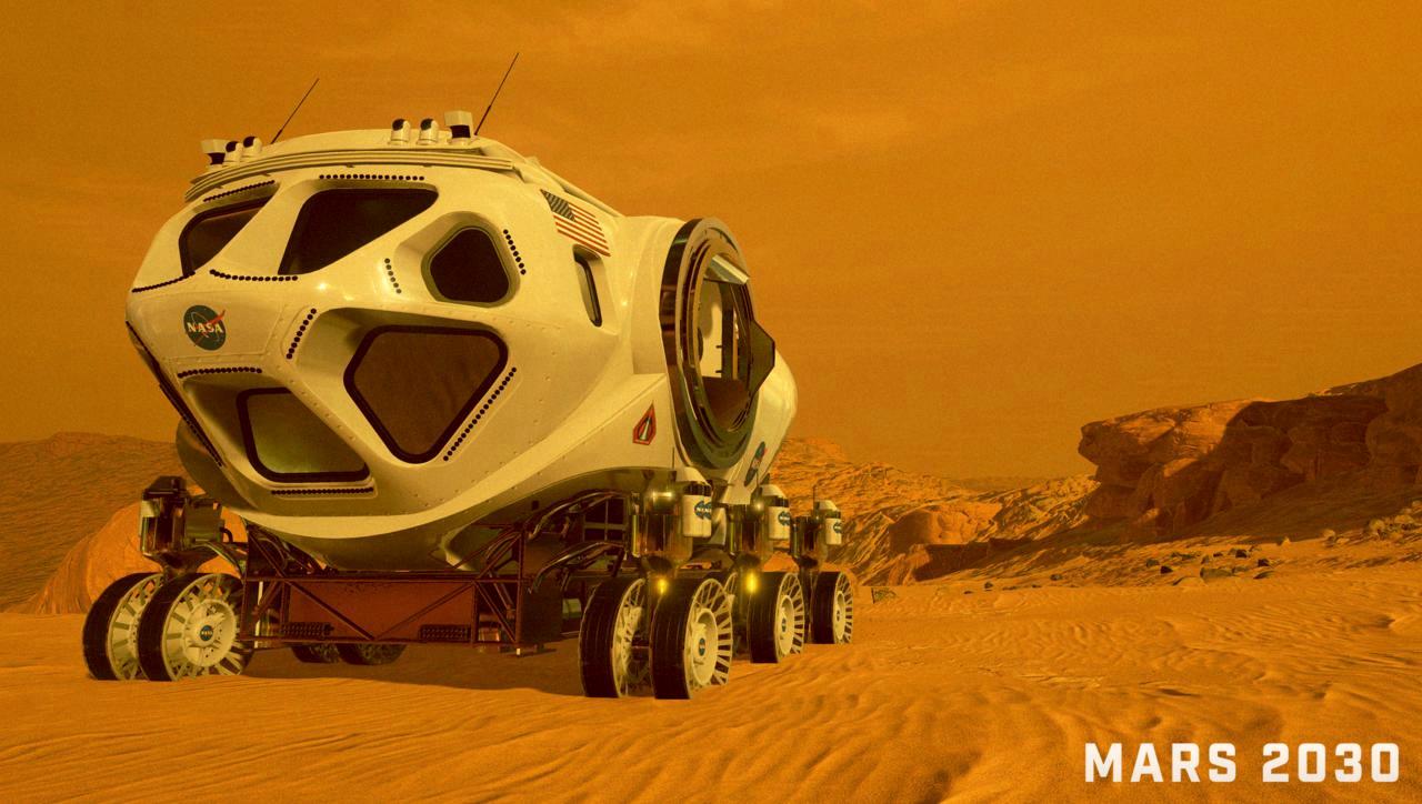 HD images from Mars 2030 VR experience | human Mars