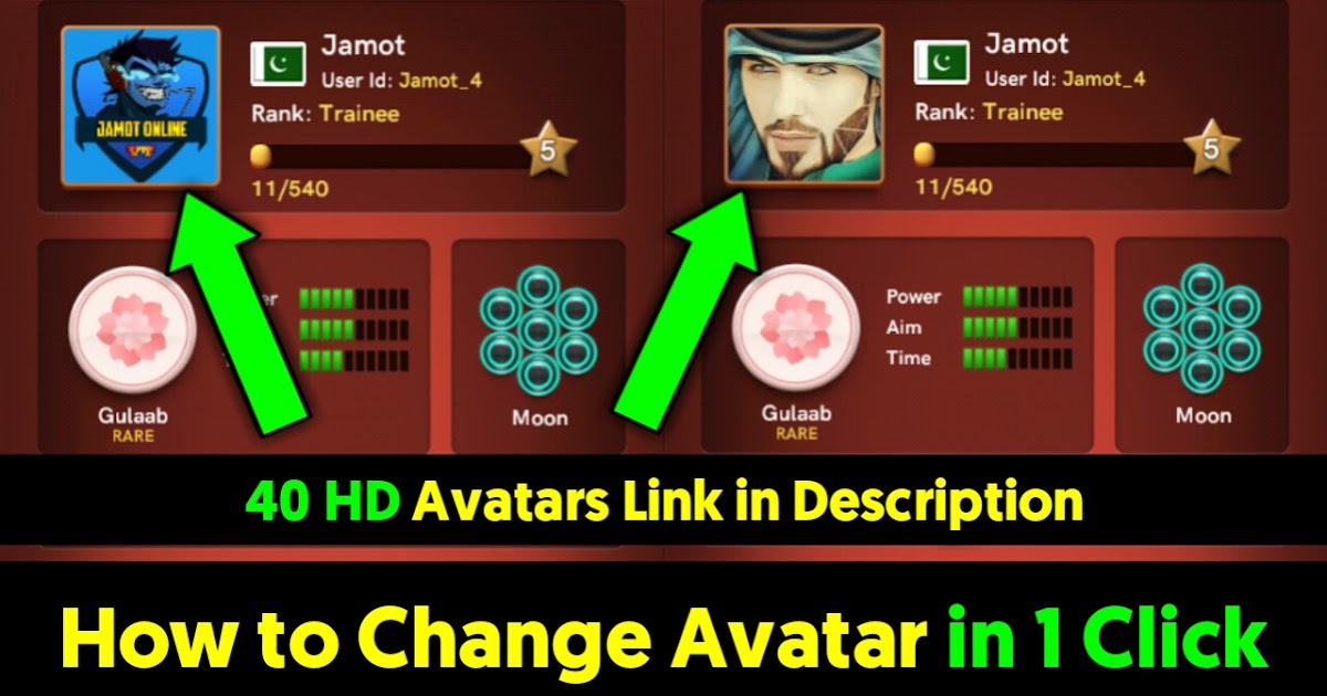 Carrom Pool Free Avatars Link